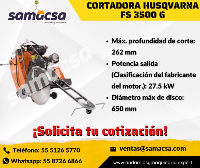 Cortadora Profesional Husqvarna Asfalto/Concreto - LosEconomicos.com ...